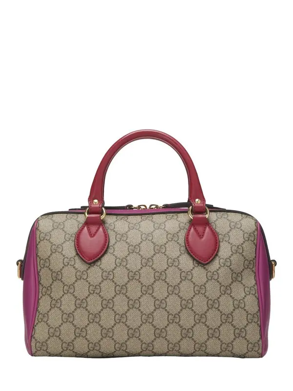 Gucci Gg Supreme Canvas Boston Handbag - Multi