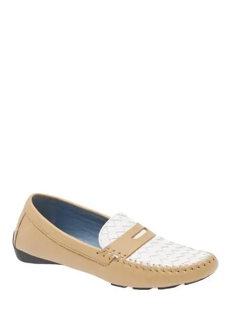 Robert Zur Petra Driving Loafer - Shell/ White