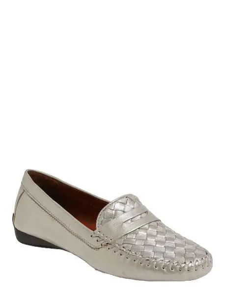Robert Zur Petra Driving Loafer - Silver