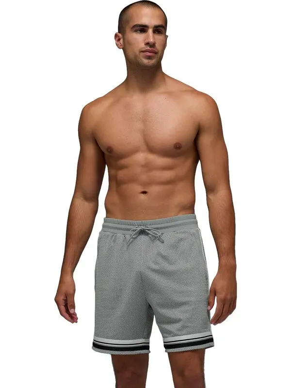 Alo Yoga 7" Key Mesh Basketball Short - Lunar Grey