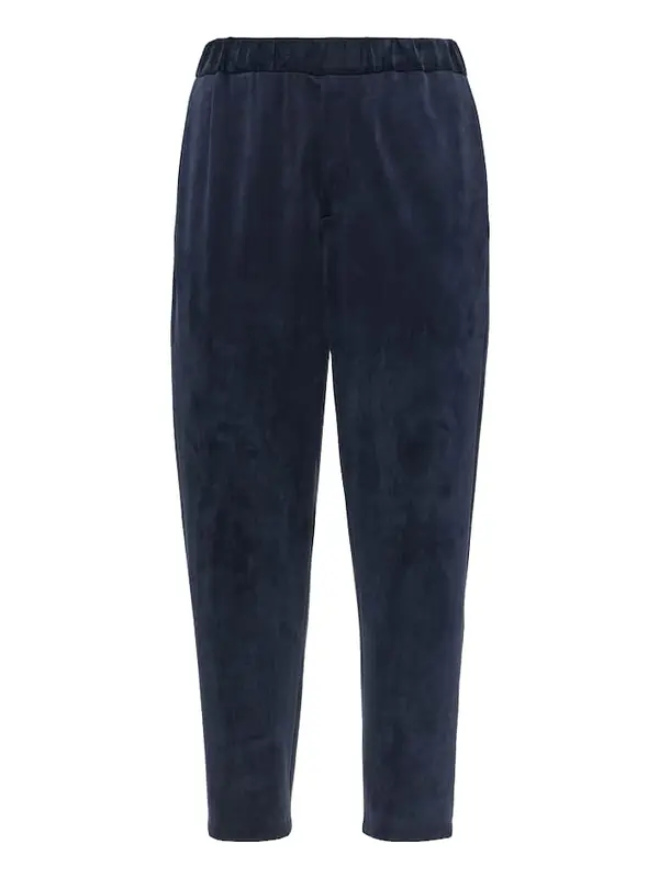 Giorgio Armani Jersey Straight Trousers - Blue