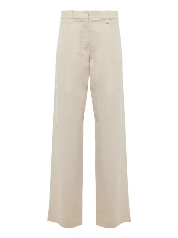 Brunello Cucinelli Mid-rise Straight Jeans - White