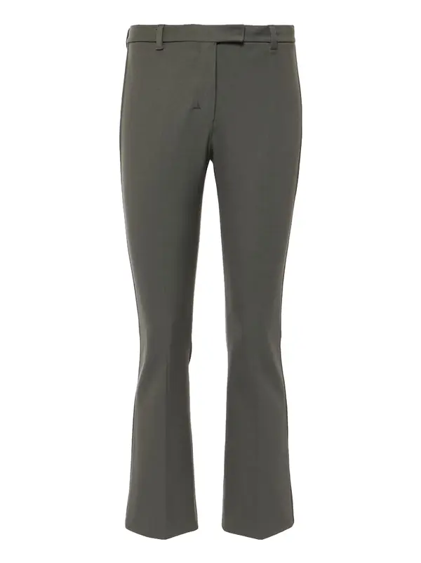 Max Mara Umanita Cropped Slim Pants - Grey