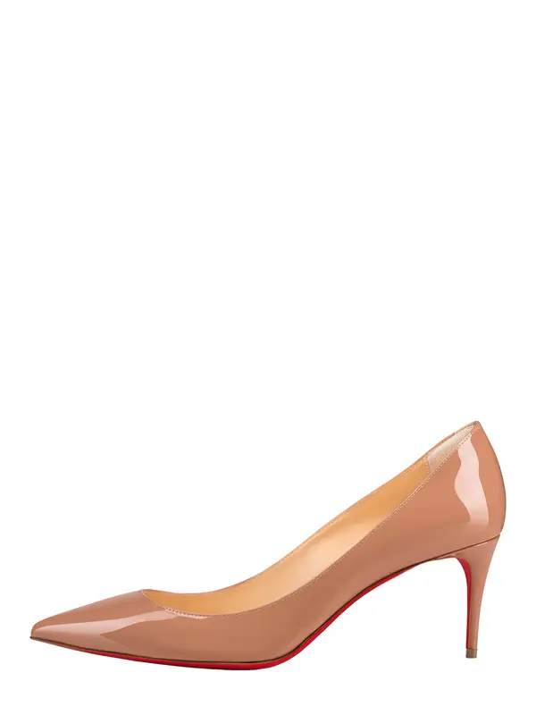 CHRISTIAN LOUBOUTIN Kate Patent Leather Pumps - Nude