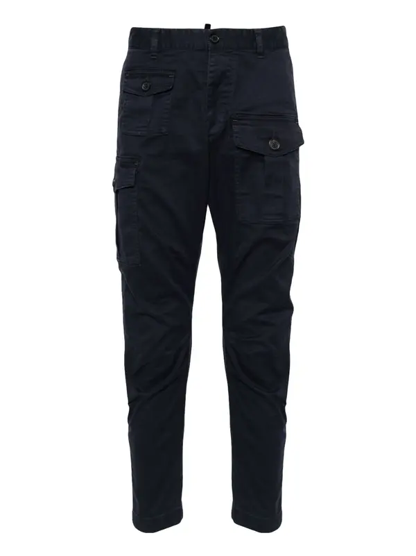 Dsquared2 Tapered Cargo Trousers - Blue