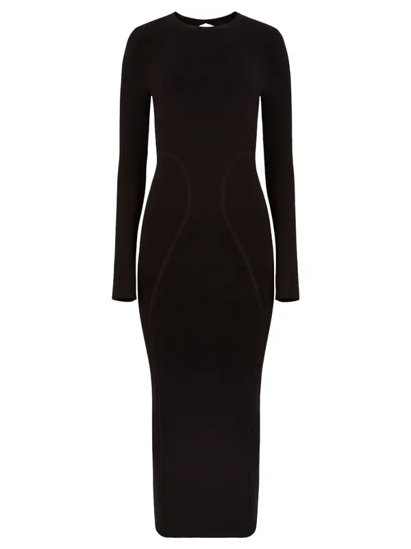 Nina Ricci Open-back Maxi Dress - Black