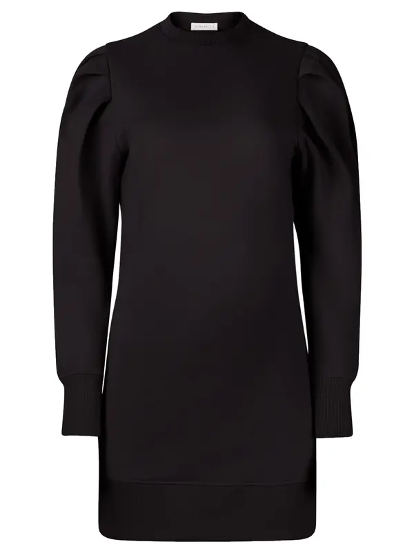 Nina Ricci Puff-sleeve Sweater Dress - Black