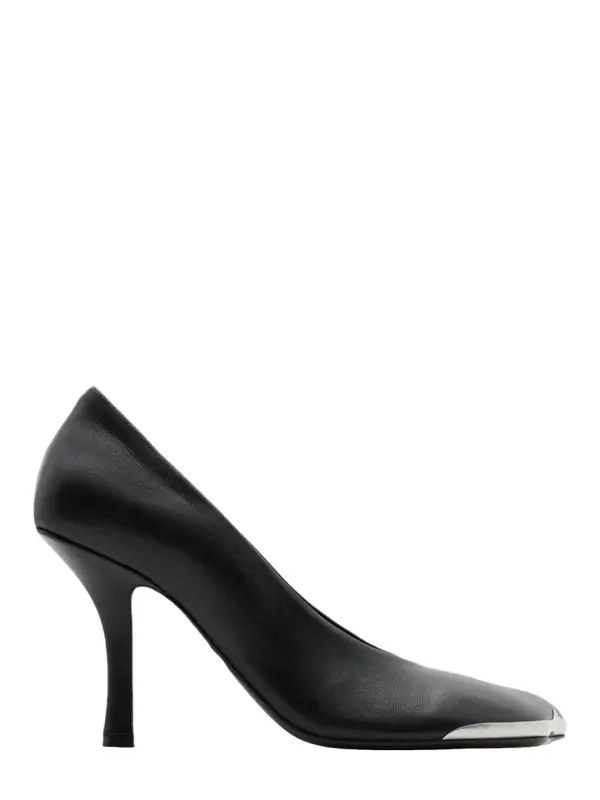Burberry Duck 90mm Leather Pumps - Black