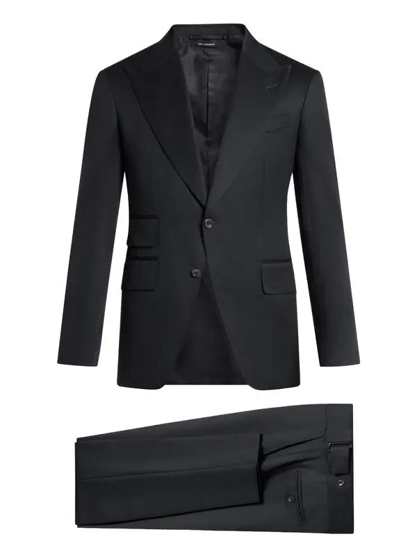 TOM FORD O'connor Wool-mohair Blend Suit - Black