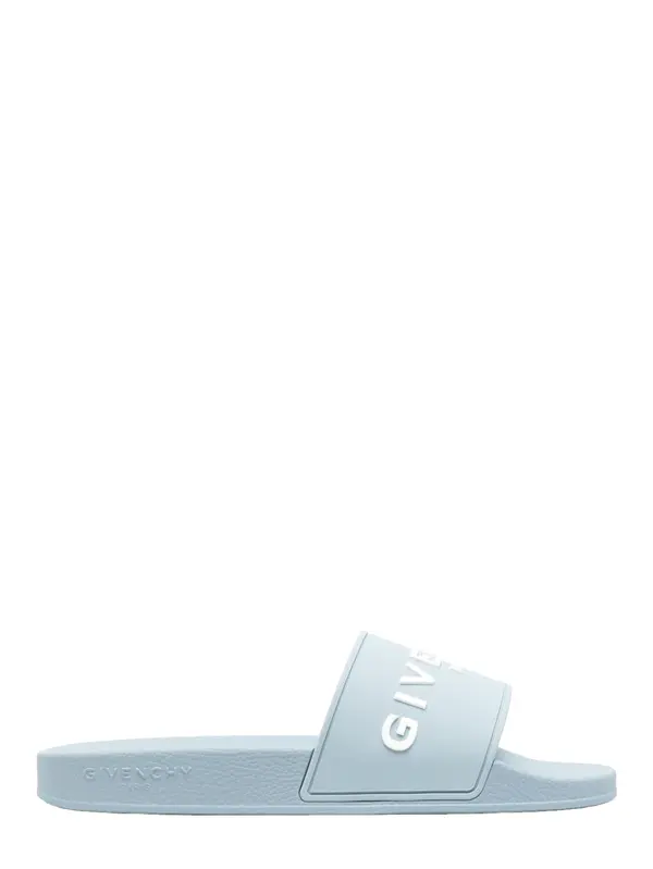 Givenchy Logo-embossed Slides - Blue