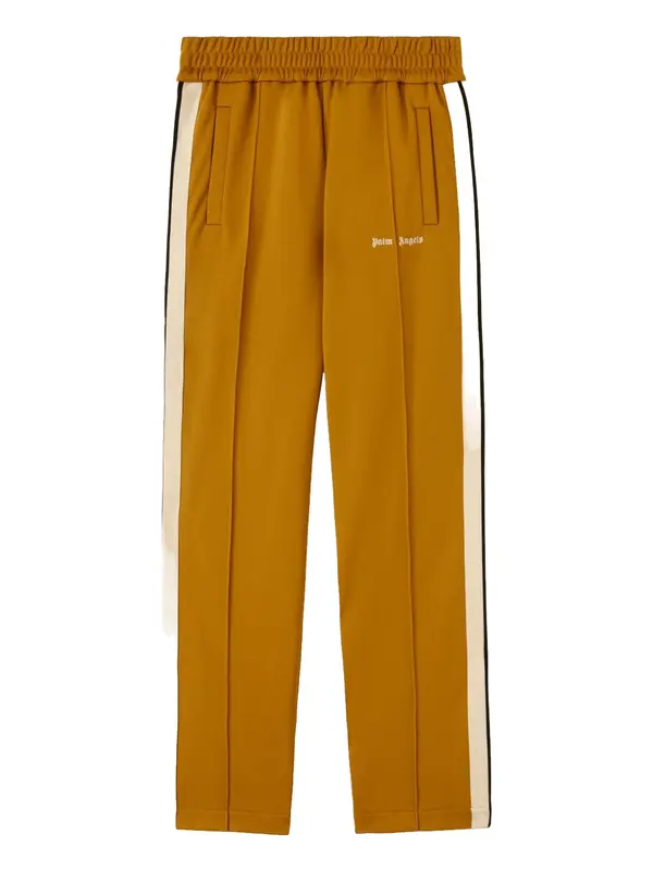 Palm Angels Logo-embroidered Track Pants - Yellow