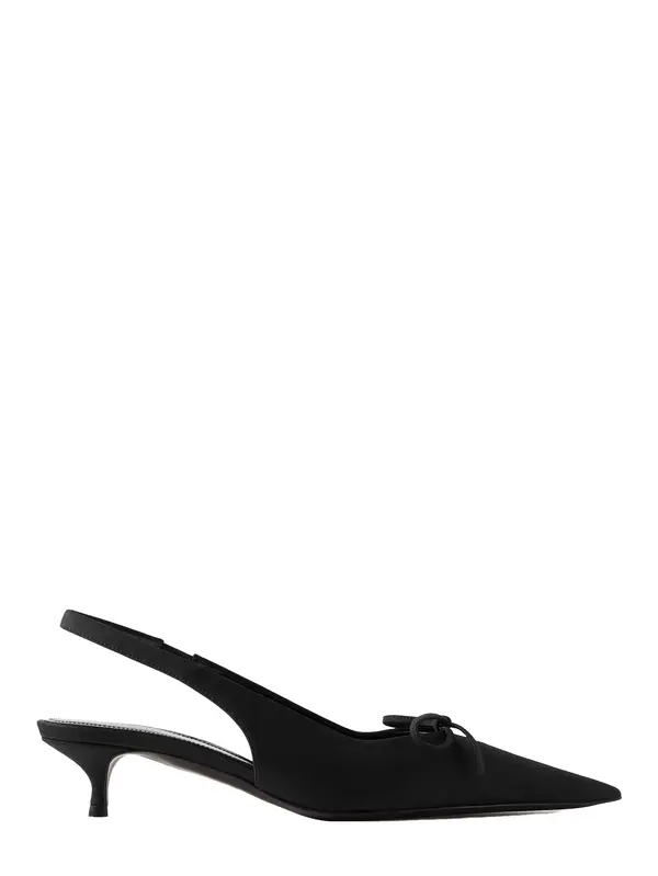 Balenciaga Knife Slingback Pumps - Black