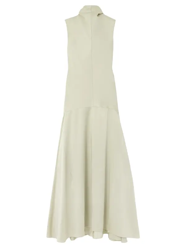JIL SANDER Cutout Midi Dress - Green