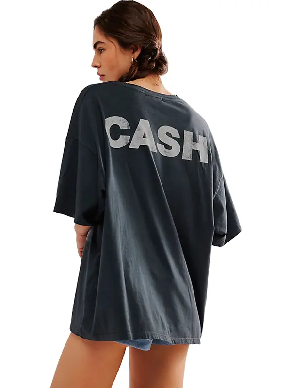 Daydreamer Johnny Cash Silo T-shirt - Black