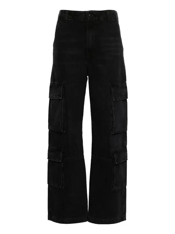 Citizens Of Humanity Delena Straight-leg Cargo Jeans - Black
