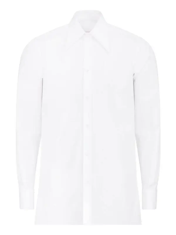 MAISON MARGIELA Pointed-collar Cotton Shirt - White