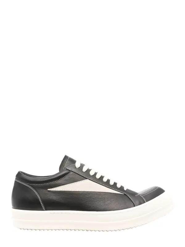 Rick Owens Panelled Sneakers - Black