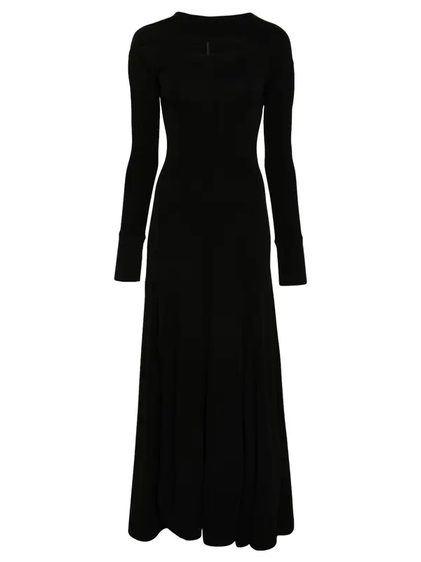 Victoria Beckham Cut-out Maxi Dress - Black