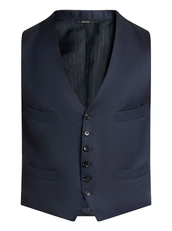 TOM FORD Tailored Waistcoat - Blue
