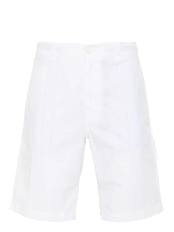 Aspesi Mid-rise Chino Shorts - White
