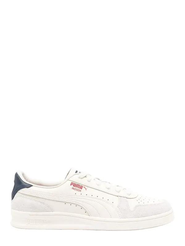 PUMA Indoor Leather Sneakers - Neutrals
