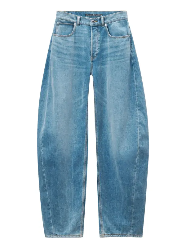 Alexander Wang Mid-rise Wide-leg Jeans - Blue