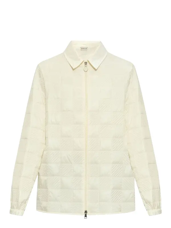 Moncler Logo-appliqué Jacket - Neutrals