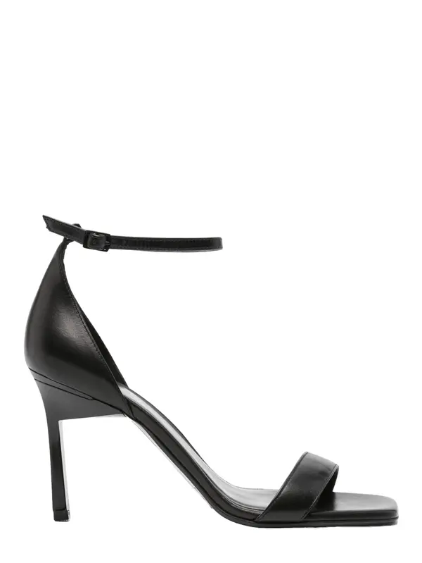 Calvin Klein 90mm Leather Sandals - Black