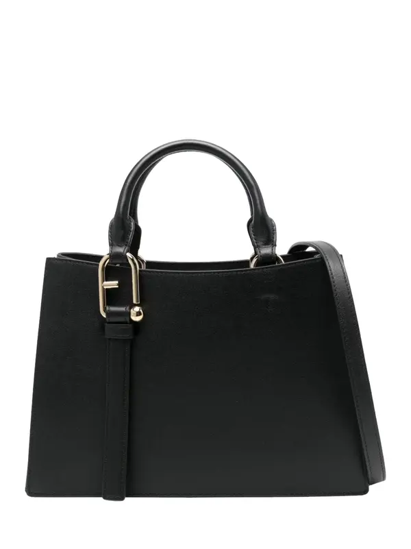 Furla Nuvola Leather Tote Bag - Black
