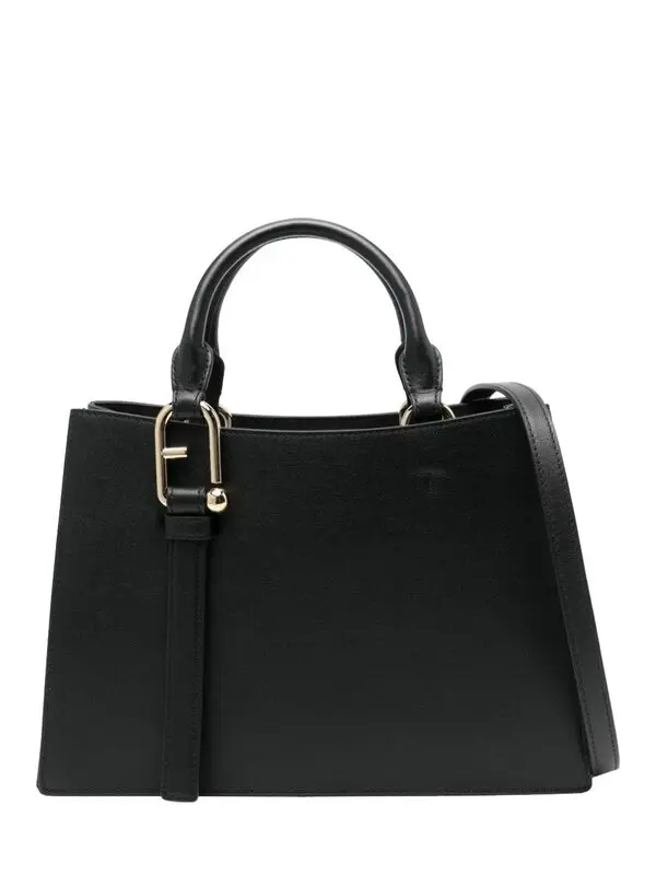 Furla Nuvola Leather Tote Bag - Black