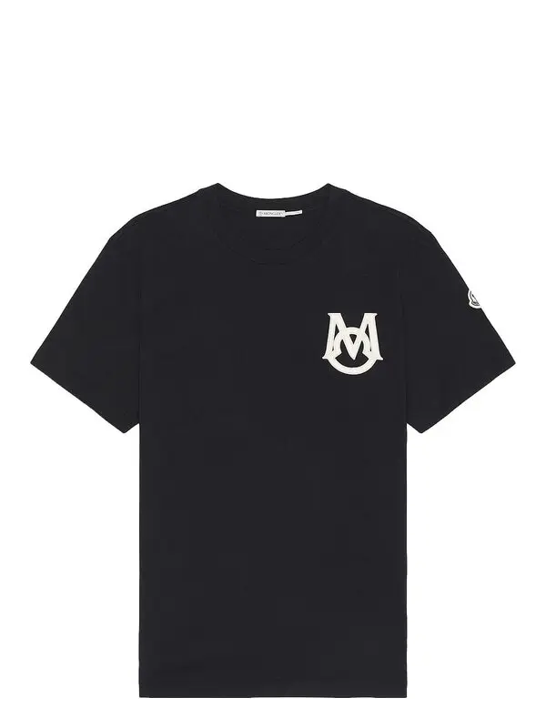 Moncler Graphic Tee - Black