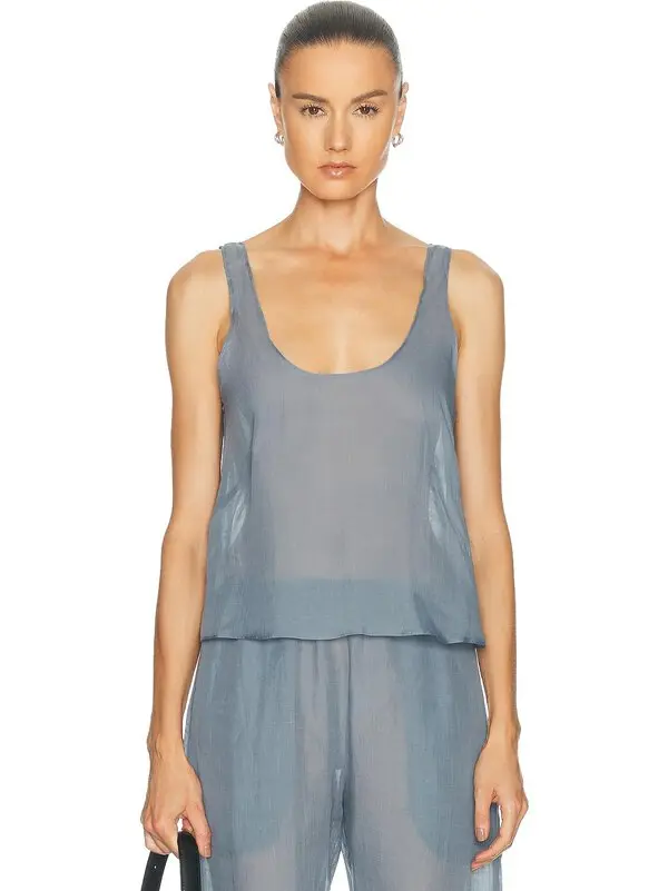 LESET Niko Scoop Tank Top - Mist