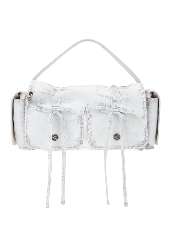 Acne Studios Multipocket Vintage Bag - White & Grey