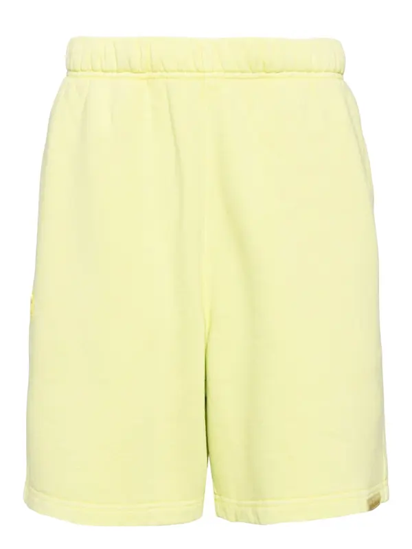 AAPE BY *A BATHING APE® Logo-embroidered Track Shorts - Yellow