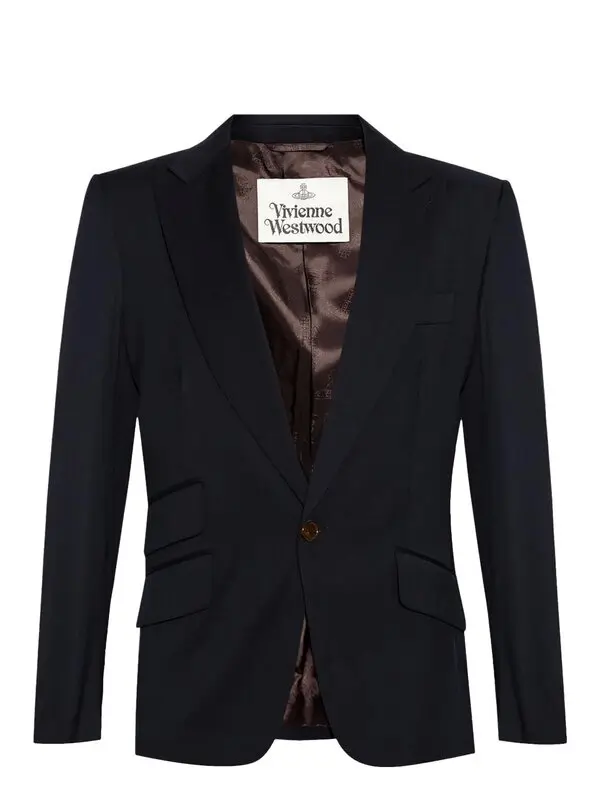 VIVIENNE WESTWOOD Peak-lapel Single-breasted Blazer - Blue