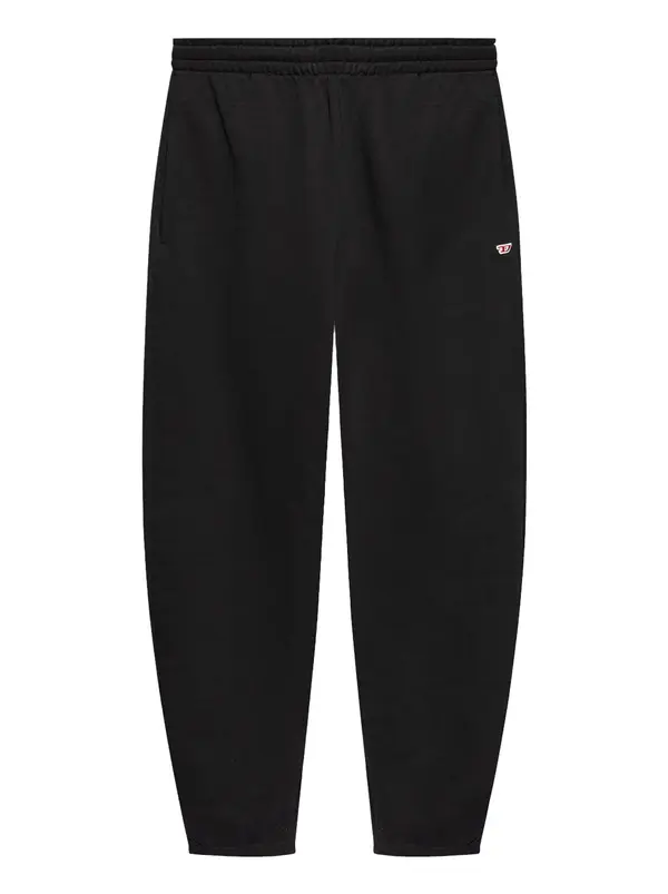 DIESEL Logo-patch Cotton Track Pants - Black