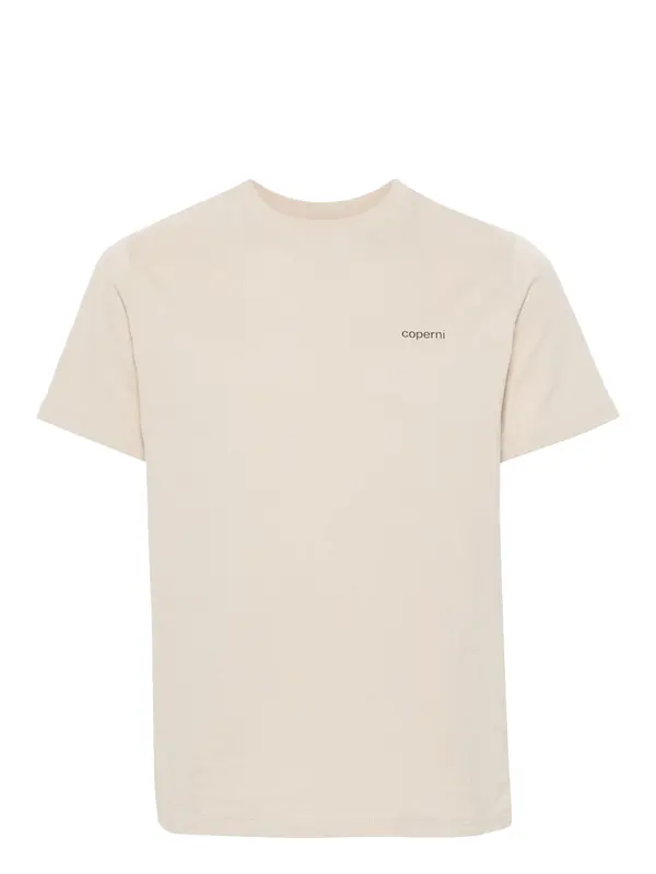 Coperni Logo-print T-shirt - Neutrals