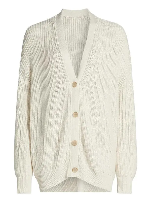 Jenni Kayne Cotton Cocoon Cardigan - Ivory