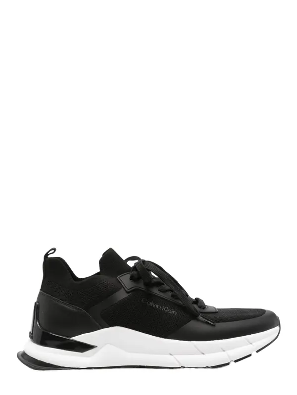 Calvin Klein Print Mesh Sneakers - Black