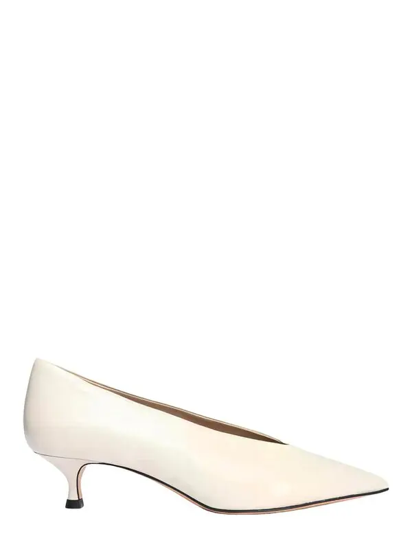Le Monde Beryl Babouche Calf Leather Pumps - Neutrals