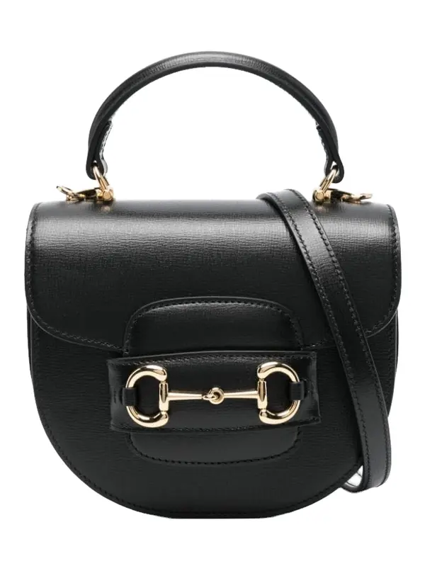 Gucci Mini Horsebit 1955 Shoulder Bag - Black