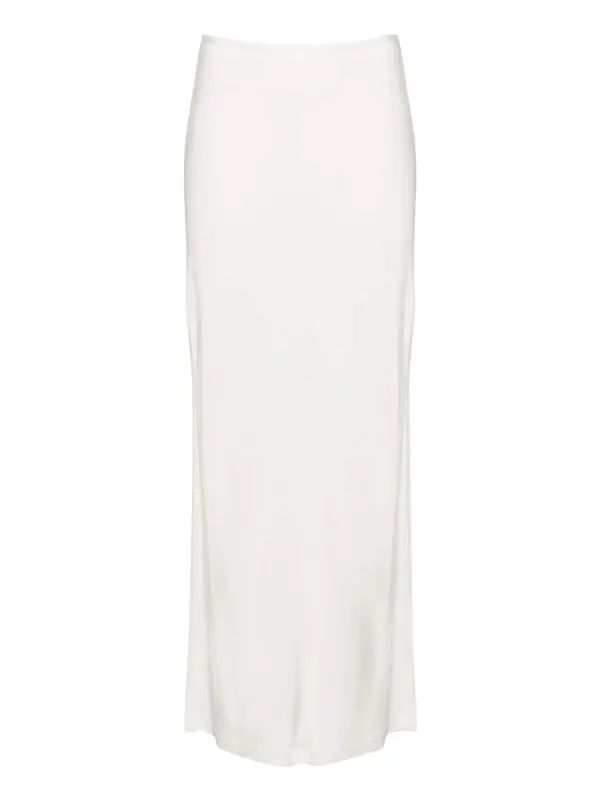 Helmut Lang Maxi Jersey Skirt - Neutrals
