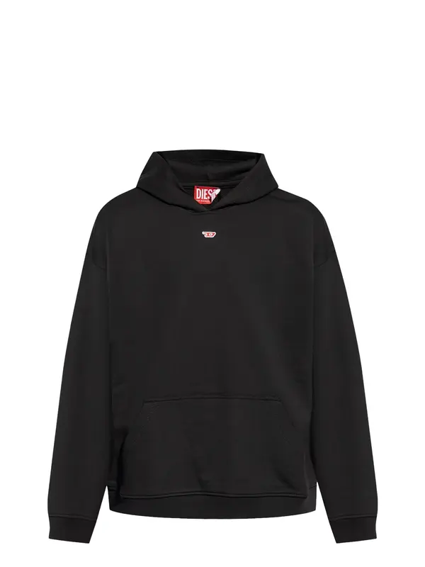 DIESEL S-boxt-hood-d Cotton Hoodie - Black