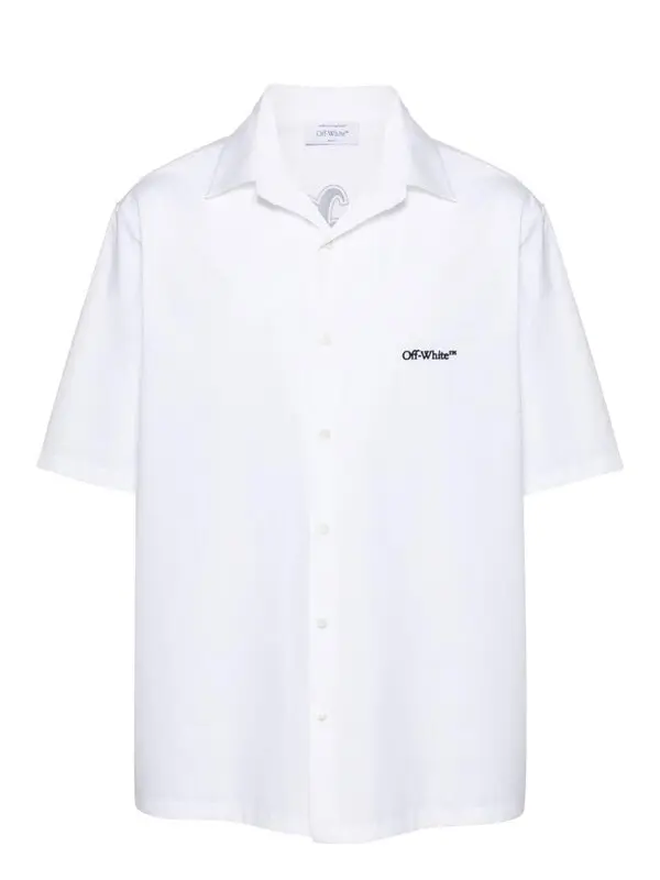 Off-White Gothic Arrow Poplin Shirt - White