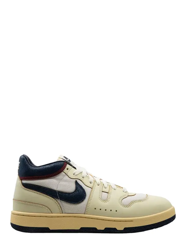 Nike Attack Prm Panelled Leather Sneakers - Neutrals