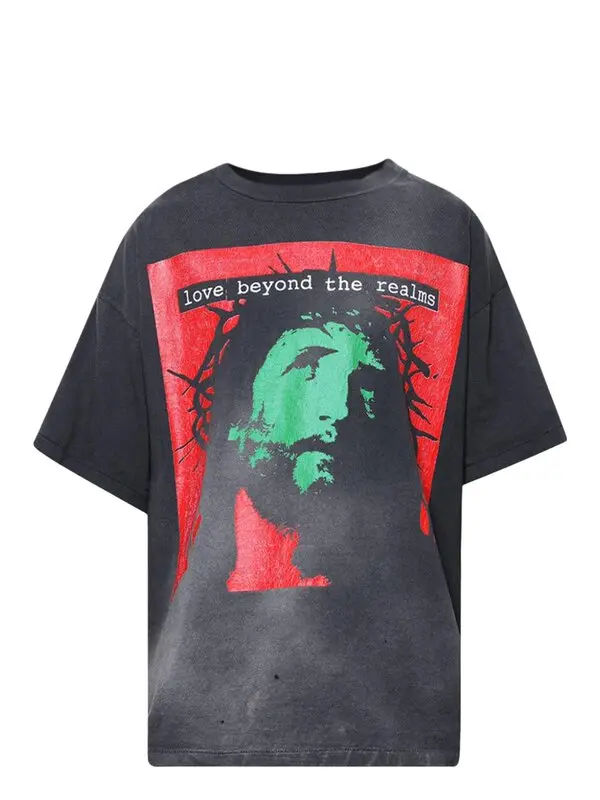SAINT MXXXXXX Kk_ss Tee/love Beyond T-shirt - Black