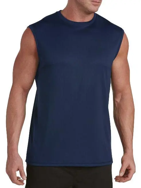 HARBOR BAY BY DXL Muscle T-shirt - Navy