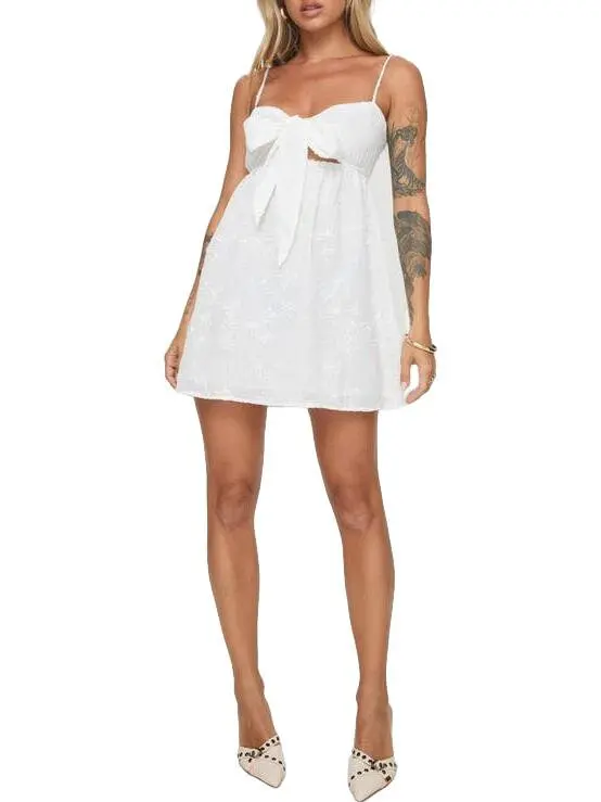 Princess Polly Granno Cutout Mini Dress - White