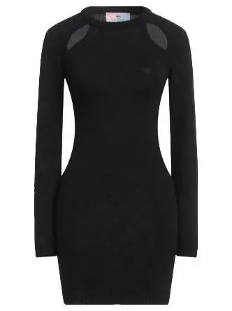 CHIARA FERRAGNI Mini Dress In Wool, Viscose, Polyamide, And Cashmere - Black