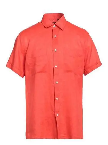 LIU •JO MAN Shirt Size Linen - Tomato Red